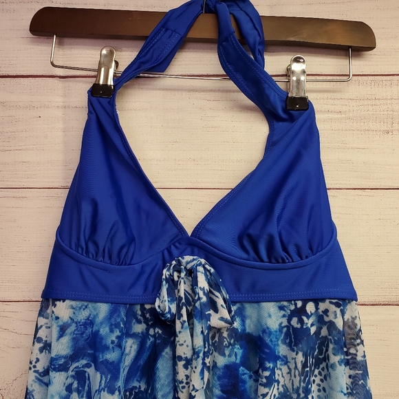 Modlily | Swim | Modlily Womens Halter Swimdress Set Asymmetrical Hem ...